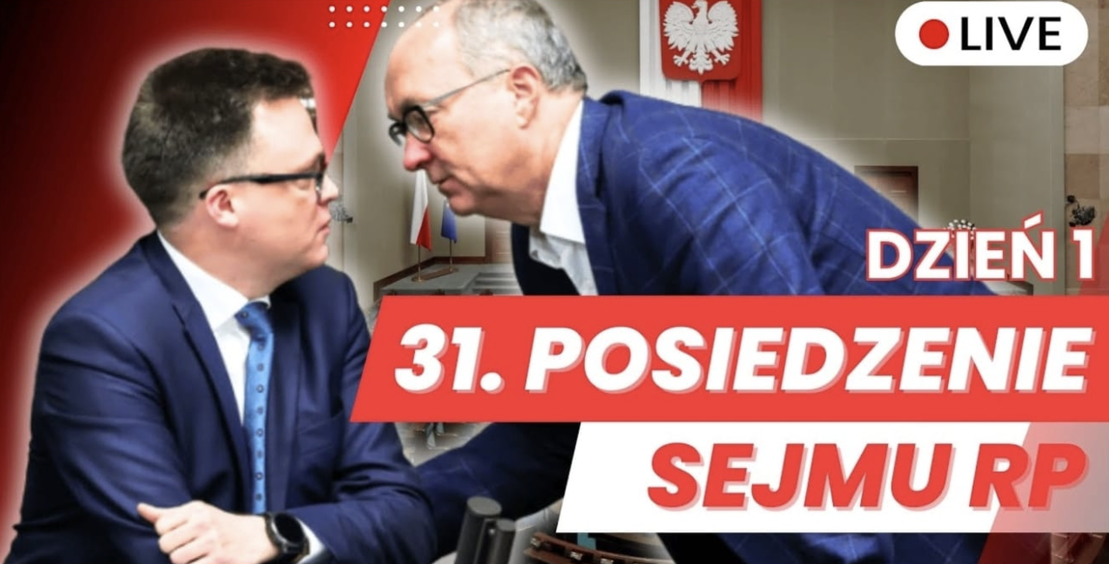 31. posiedzenie Sejmu. Oglądaj NA ŻYWO w Republice